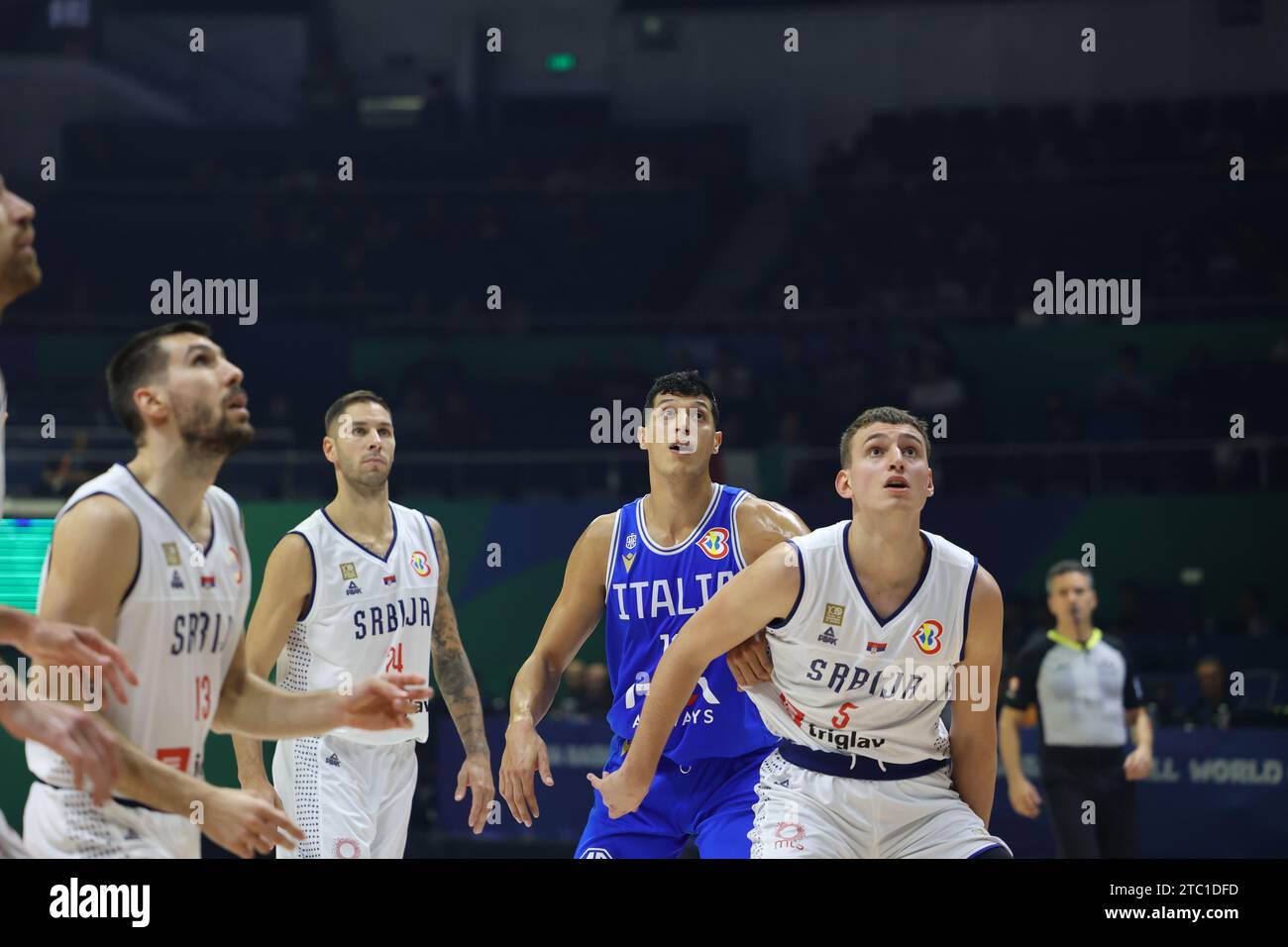 2023 FIBA World Cup Italy VS Serbia in Manila Stock Photo - Alamy