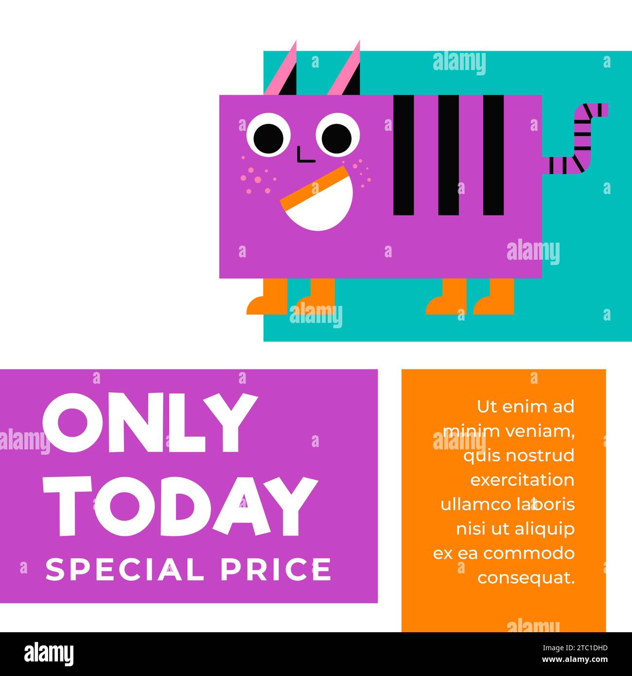 Only today special price on goods in store vector Stock Vector Image ...