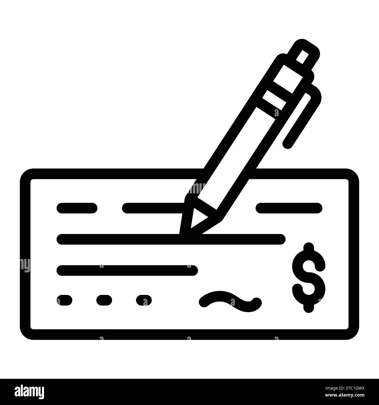 Creative cash receipt design Black and White Stock Photos & Images - Alamy