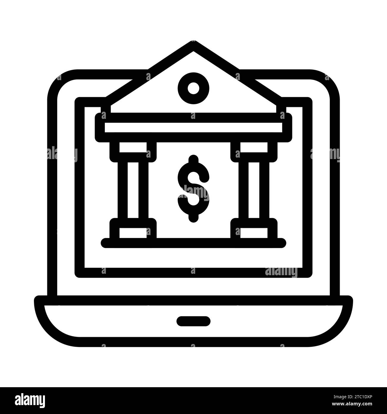 Internet banking ebanking bank Black and White Stock Photos & Images ...