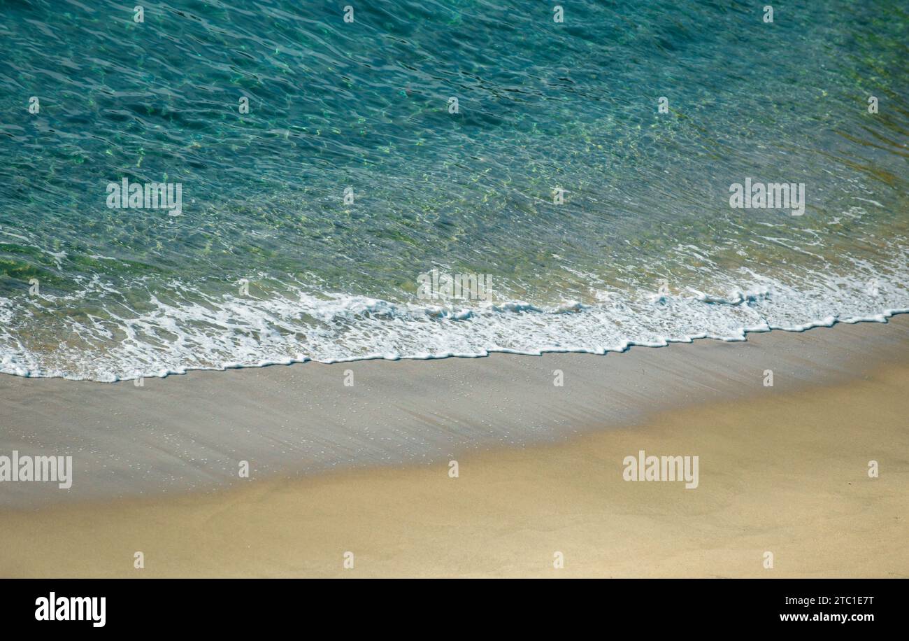 Blue ocean wave, ocean waves, natural background. Blue clean wavy sea ...