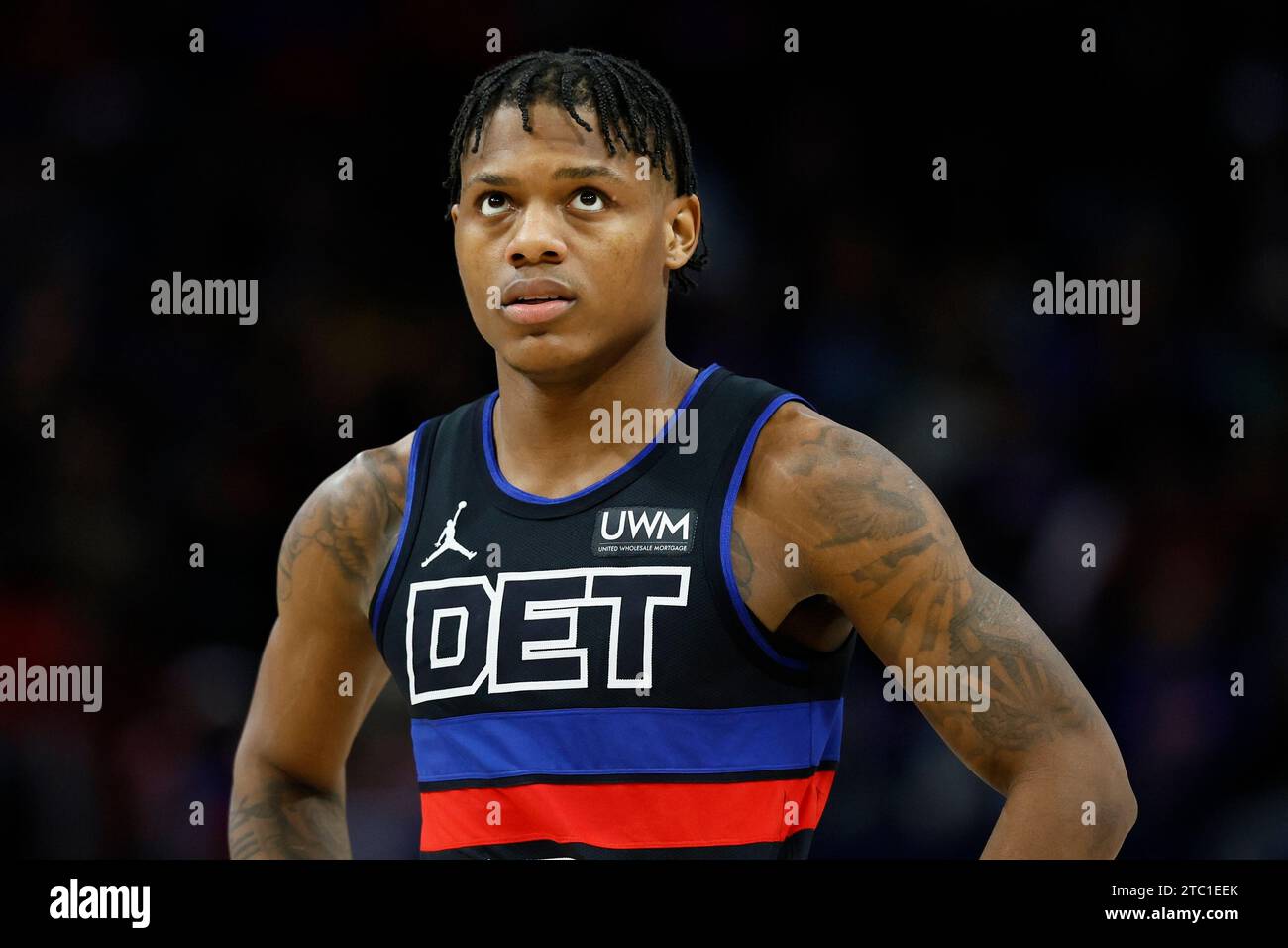 Detroit Pistons guard Marcus Sasser (25) during the second half of an ...