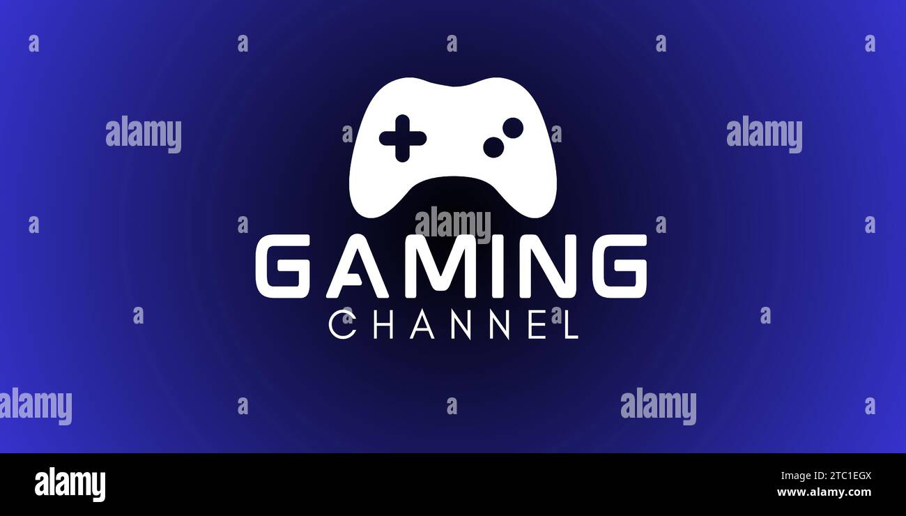 Gaming logo with slogan Stock Vector Images - Alamy