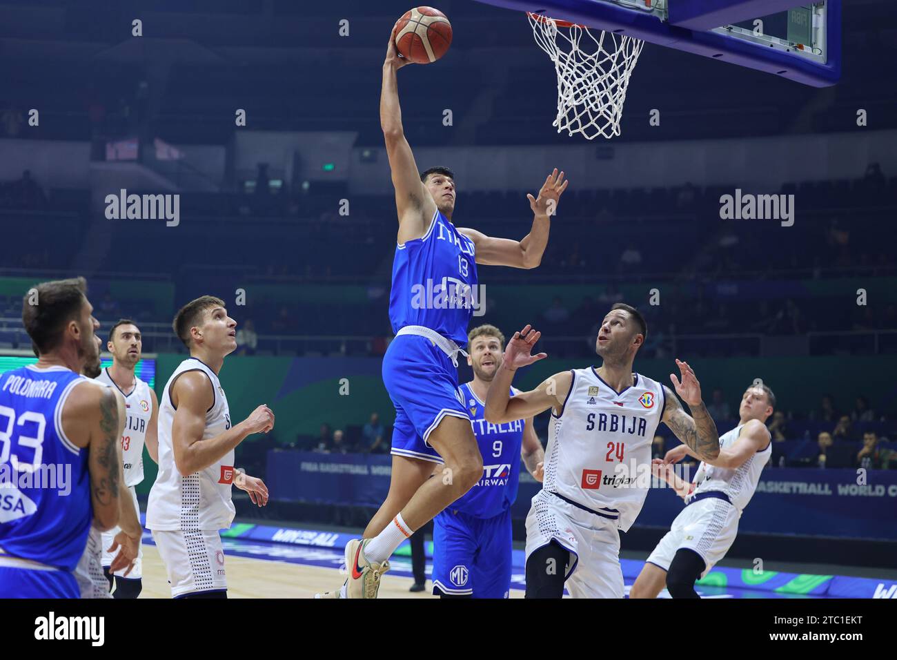 2023 FIBA World Cup Italy VS Serbia in Manila Stock Photo - Alamy