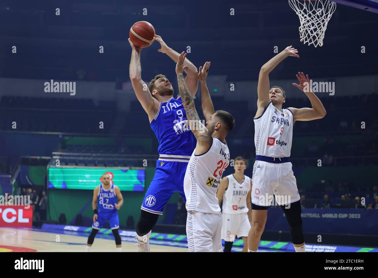 2023 FIBA World Cup Italy VS Serbia in Manila Stock Photo - Alamy