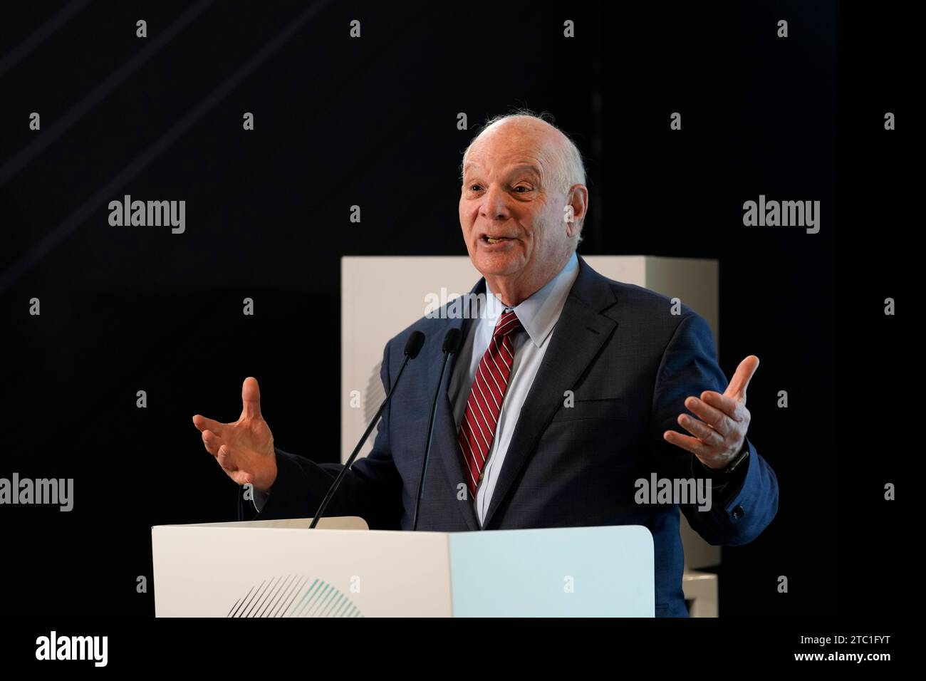 Sen Ben Cardin D Md Speaks During An Event At The Cop28 U N