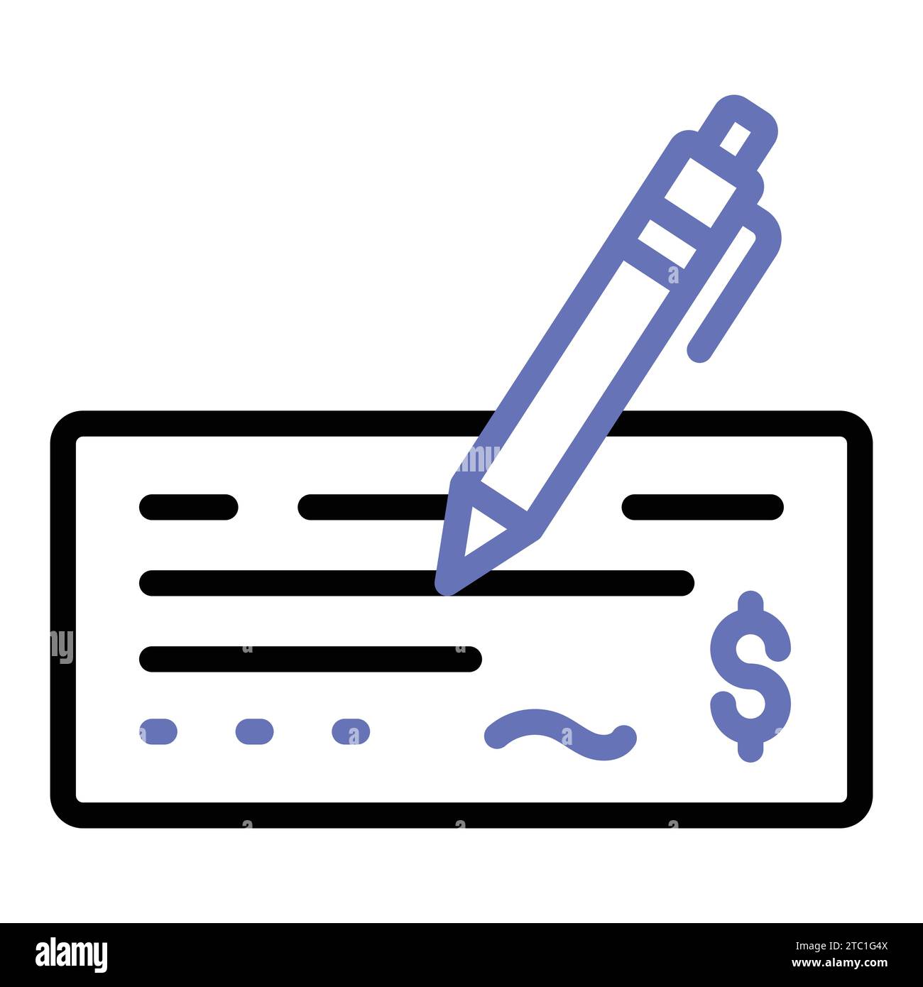 Download this premium vector of cheque in design trendy style Stock ...