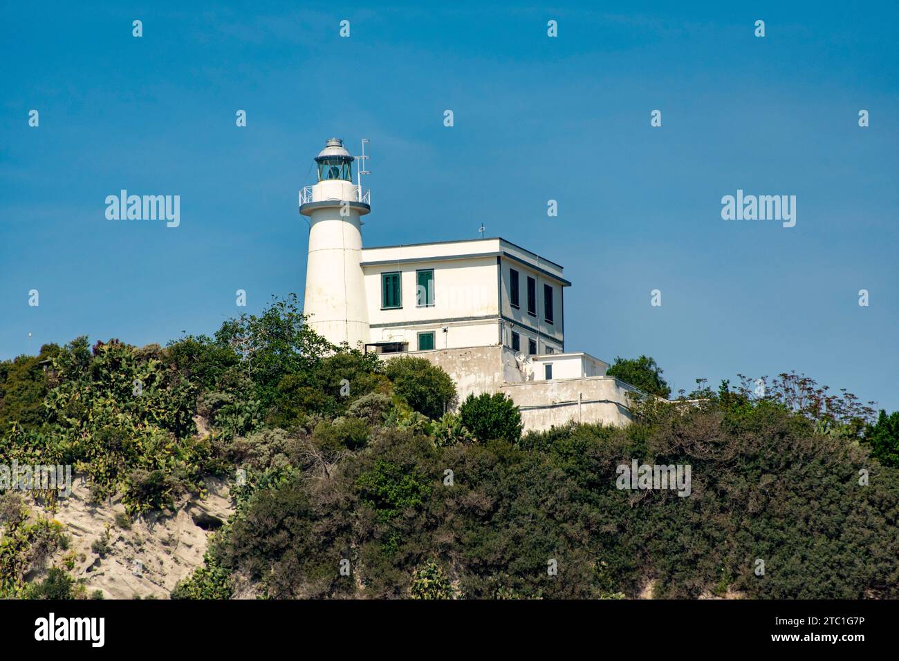 Cape Miseno Lighthouse - Italy Stock Photo - Alamy