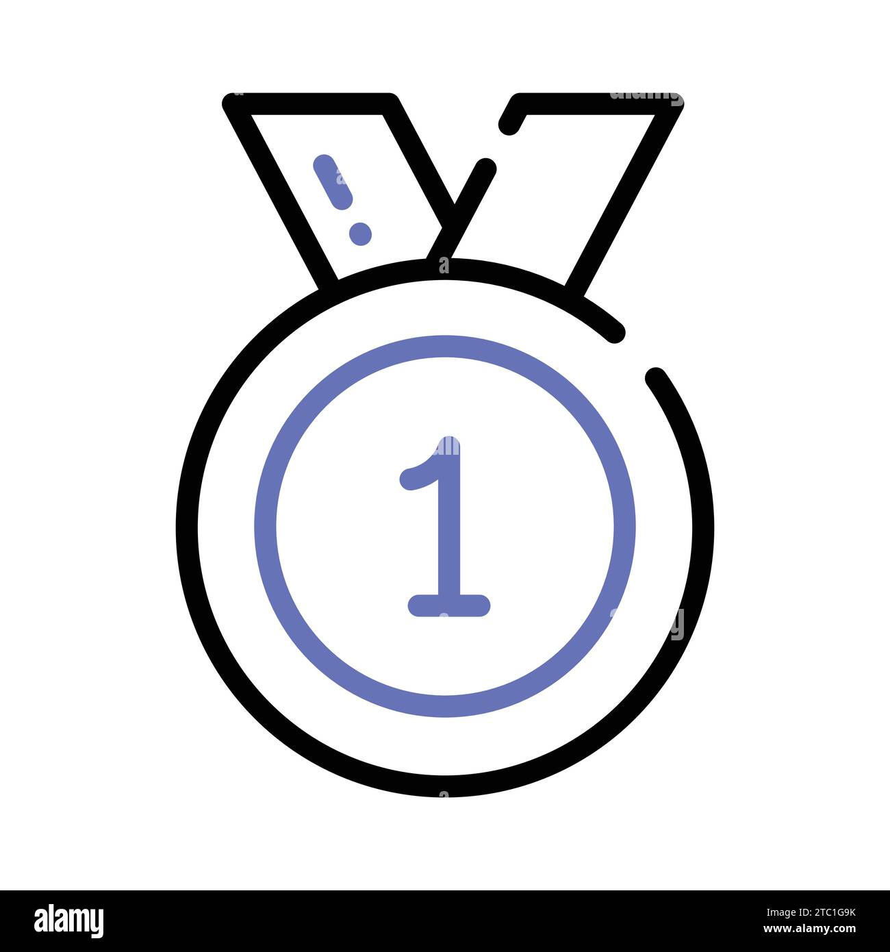 A trendy vector design of medal in modern style, an editable icon of ...