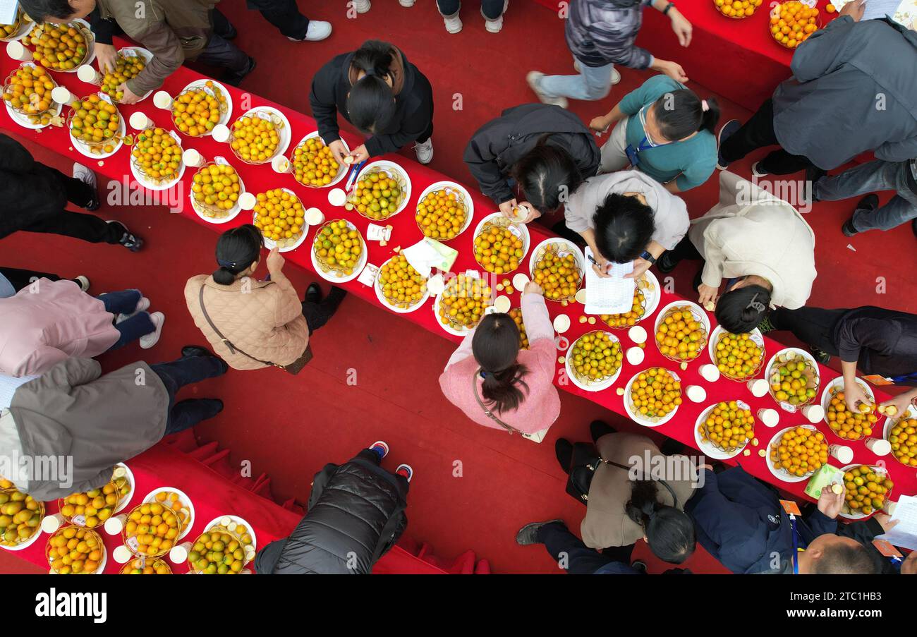 Rong'an. 10th Dec, 2023. This aerial photo taken on Dec. 10, 2023 shows ...