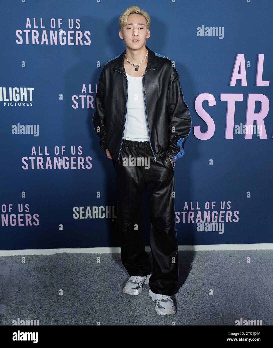 Los Angeles, USA. 09th Dec, 2023. Kevin Woo at the Searchlight Pictures ...