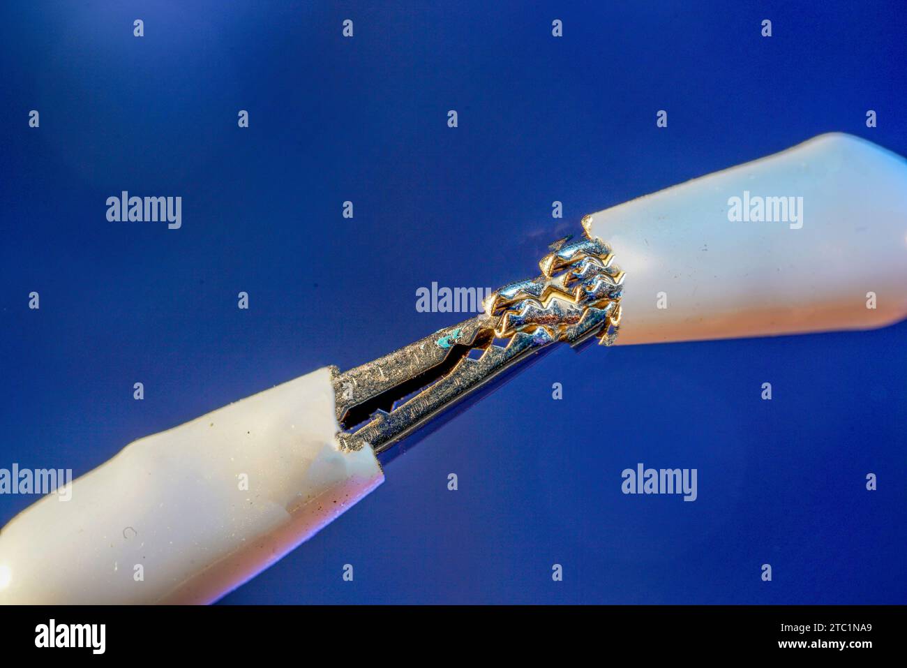 Electric wire and smoke is meant to symbolize blown insulation or ...