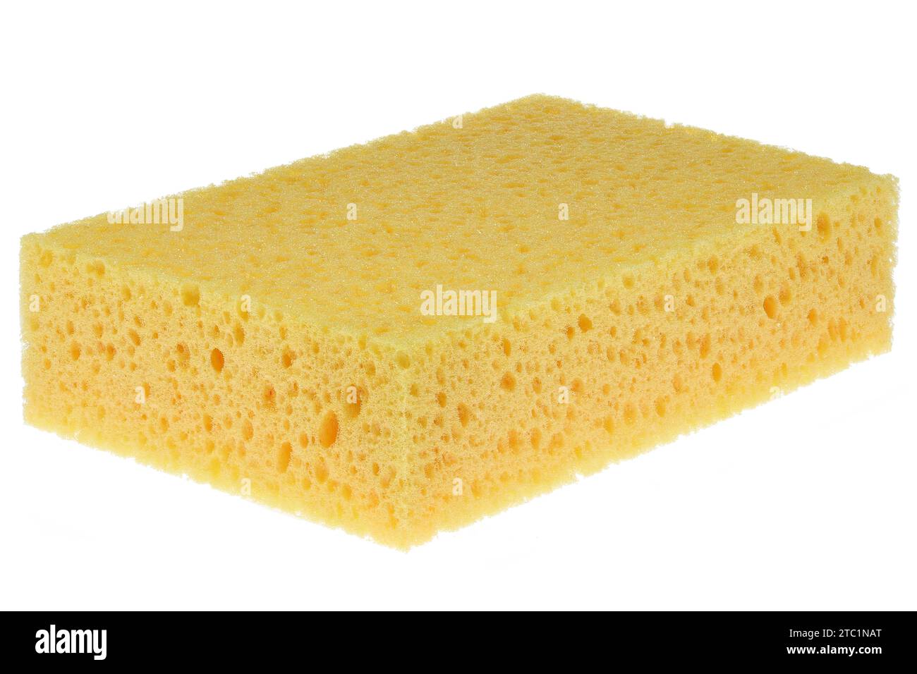household sponge isolated on white background Stock Photo - Alamy
