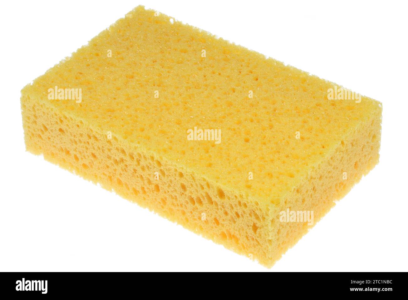 household sponge isolated on white background Stock Photo - Alamy