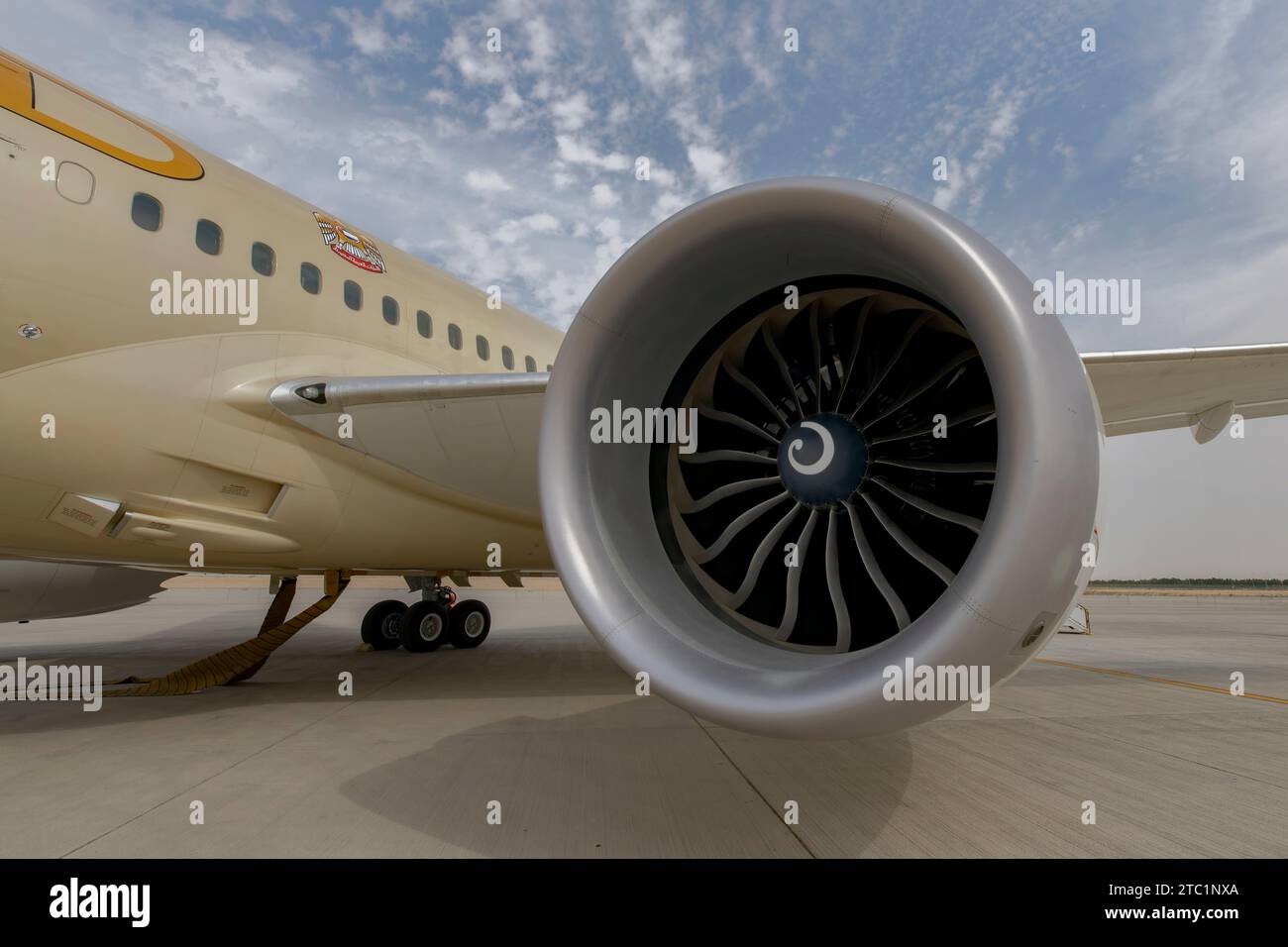 Boeing 787 Dreamliner at Dubai Air Show 2023 in Dubai, UAE Stock Photo ...