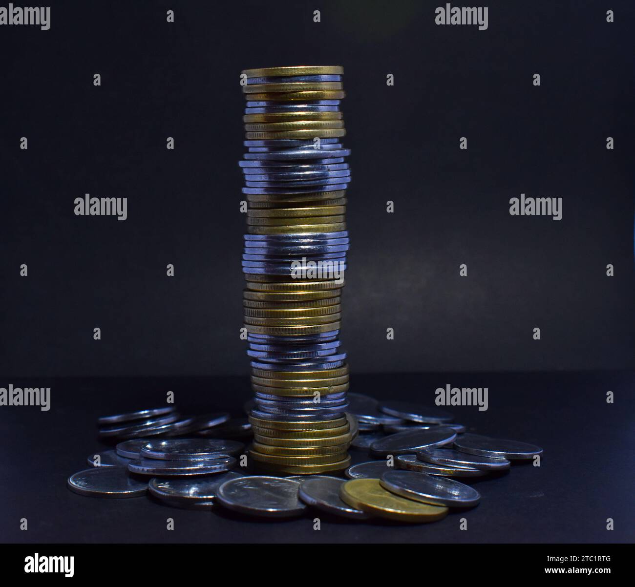 Indian rupee coins hi-res stock photography and images - Alamy