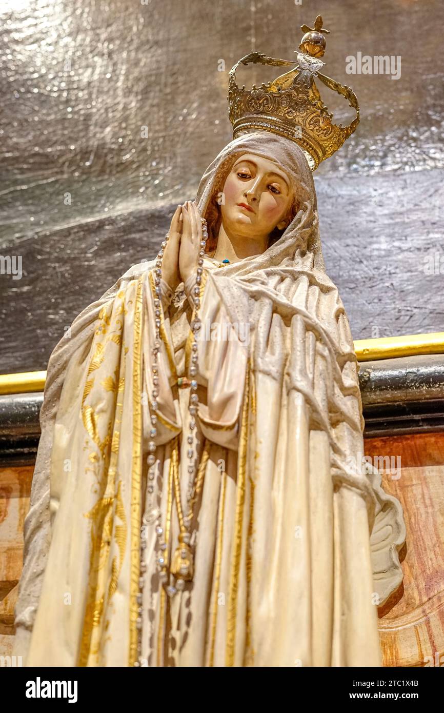 Religious figure, `Our Lady of Piety` at church of Nossa Senhora da ...