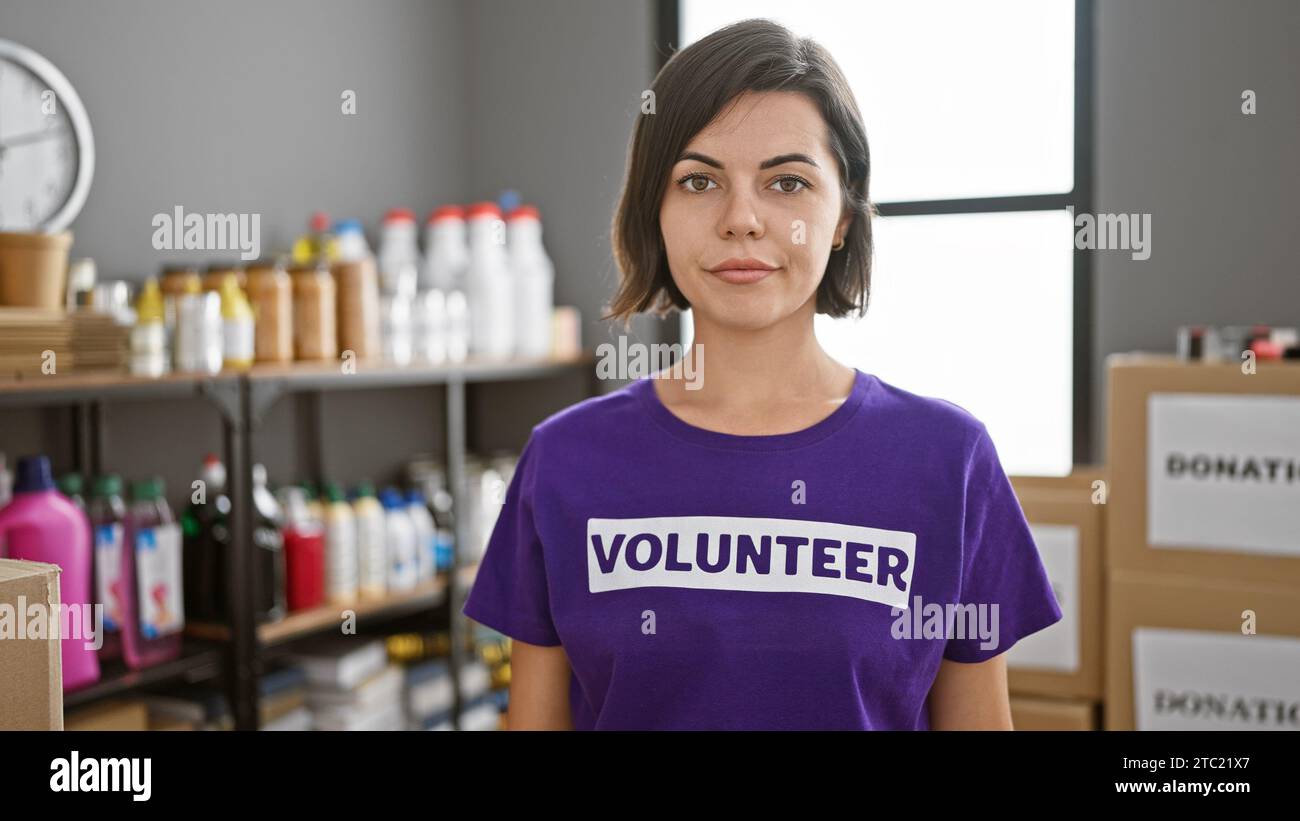 Captivating portrait, young, beautiful hispanic woman, a dedicated ...