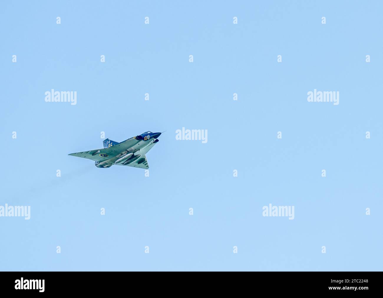 Saab 35 Draken, Swedish Air Force, Historic Flight, Jersey ...