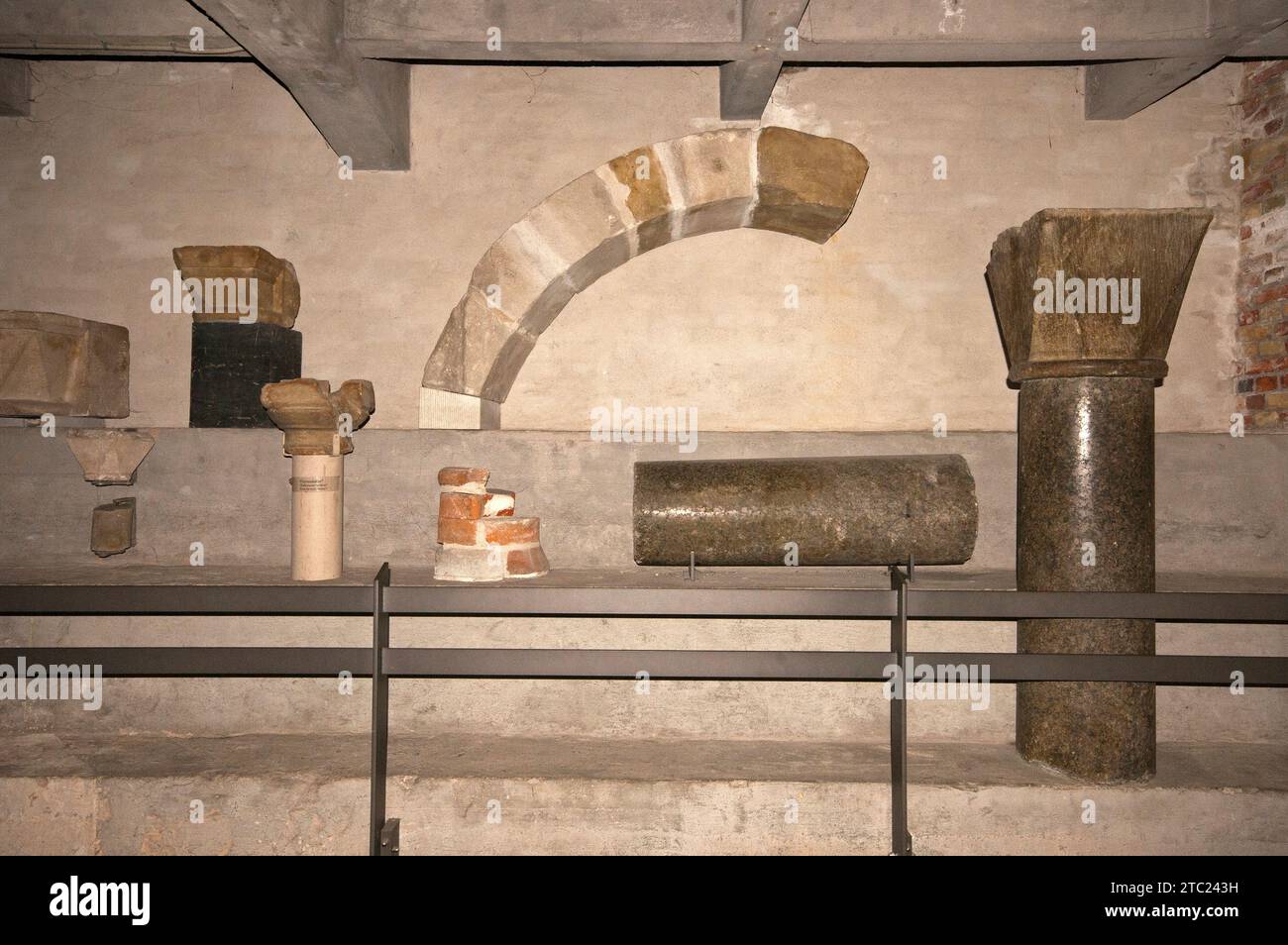 Ancient ruins in the basement of Christiansborg palace (Christiansborg ...