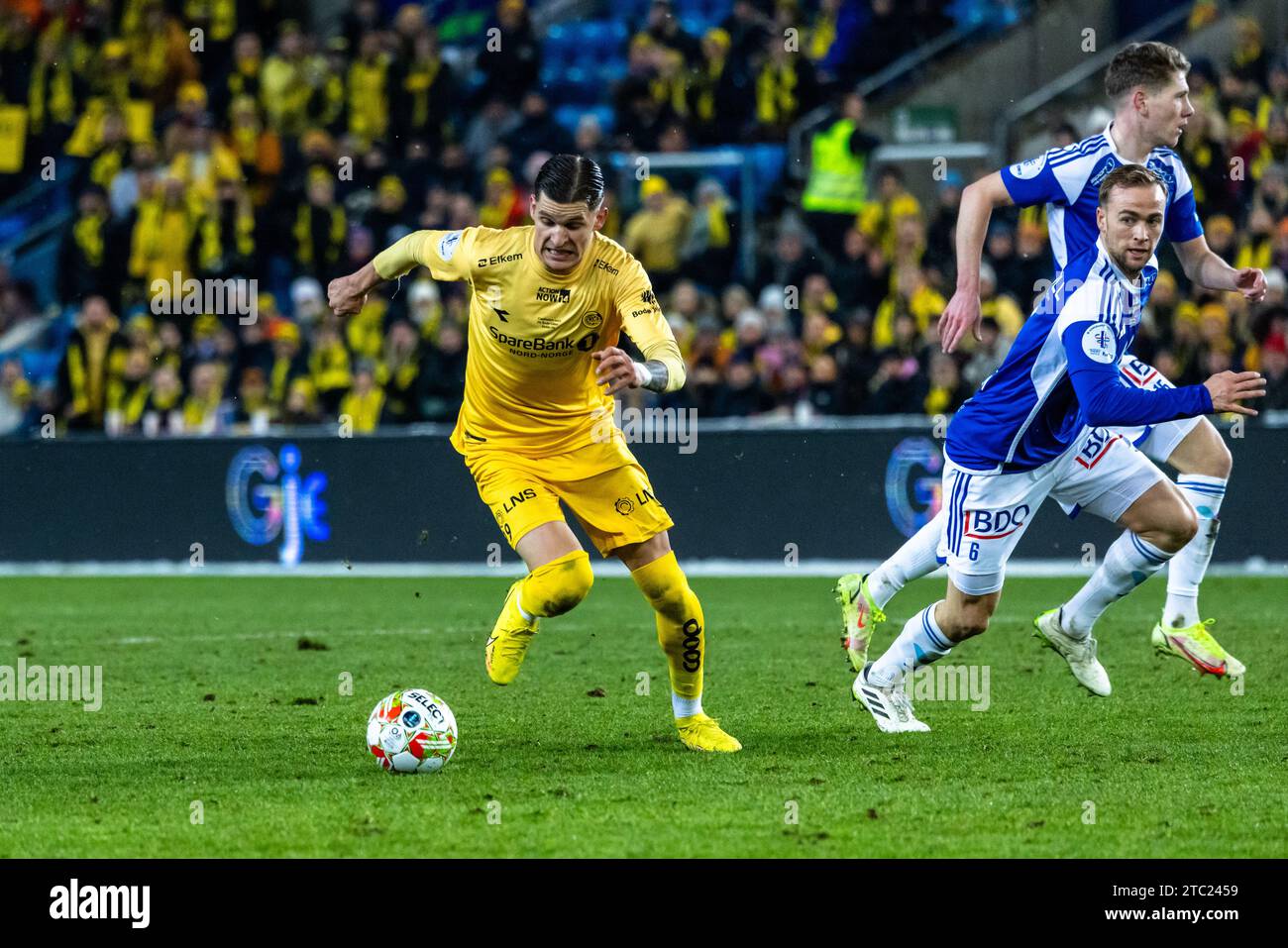 Oslo, Norway. 09th Dec, 2023. Nino Zugelj (99) of Bodoe/Glimt seen ...