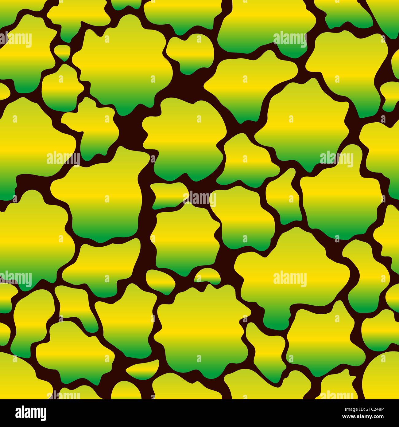 Abstract seamless pattern of stains of different shapes. Vector rainbow ...
