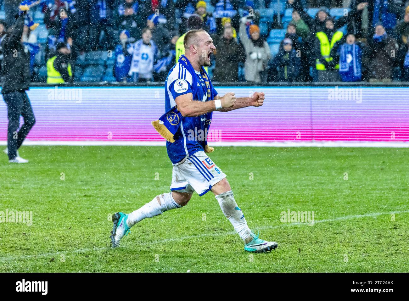 Oslo, Norway. 09th Dec, 2023. Veton Berisha (9) of Molde seen ...
