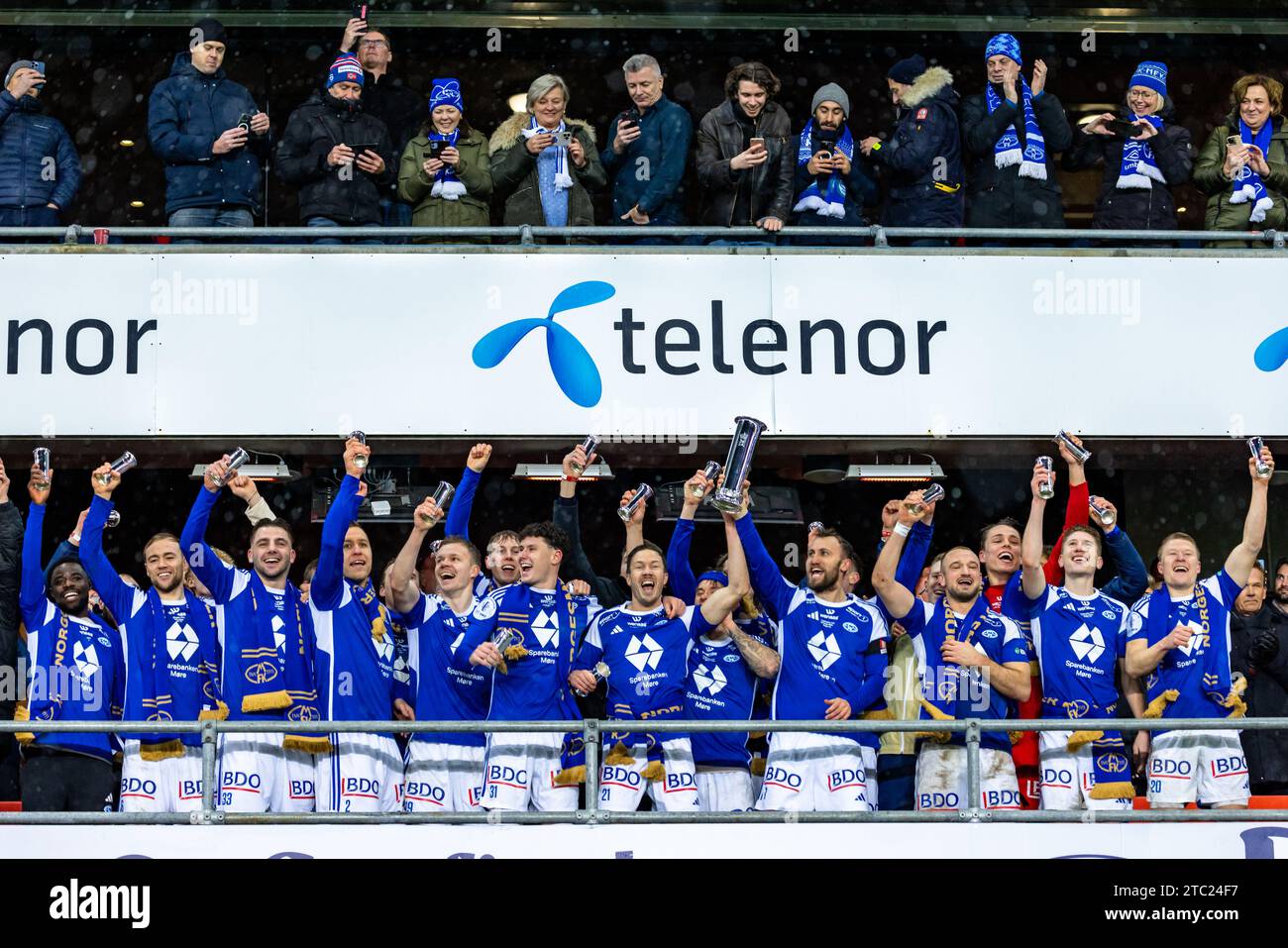 Oslo, Norway. 09th Dec, 2023. Captain Magnus Wolff Eikrem and the ...