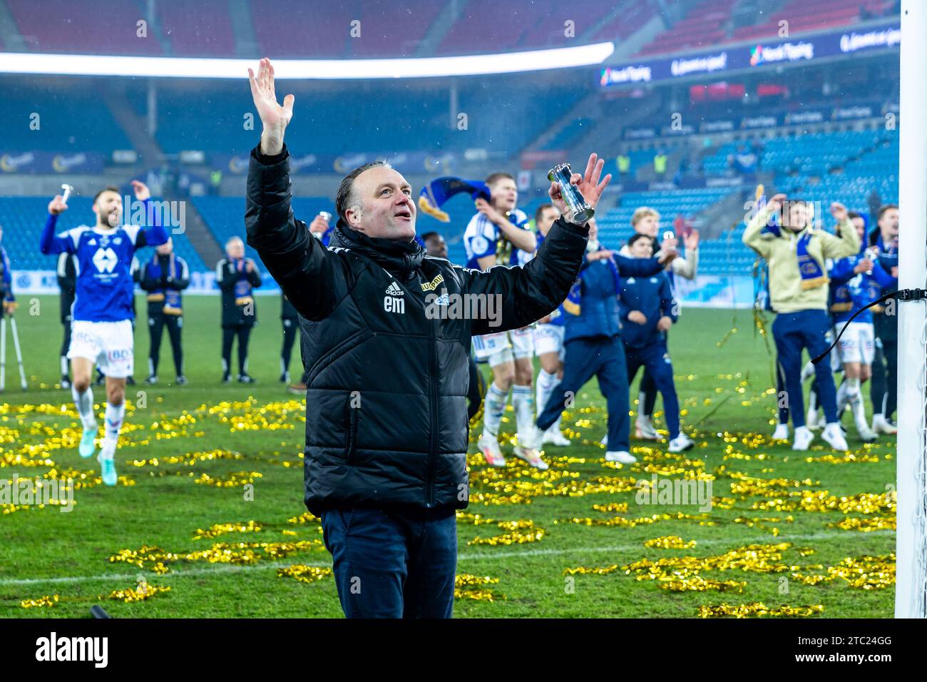 Oslo, Norway. 09th Dec, 2023. Head coach Erling Moe of Molde seen in ...