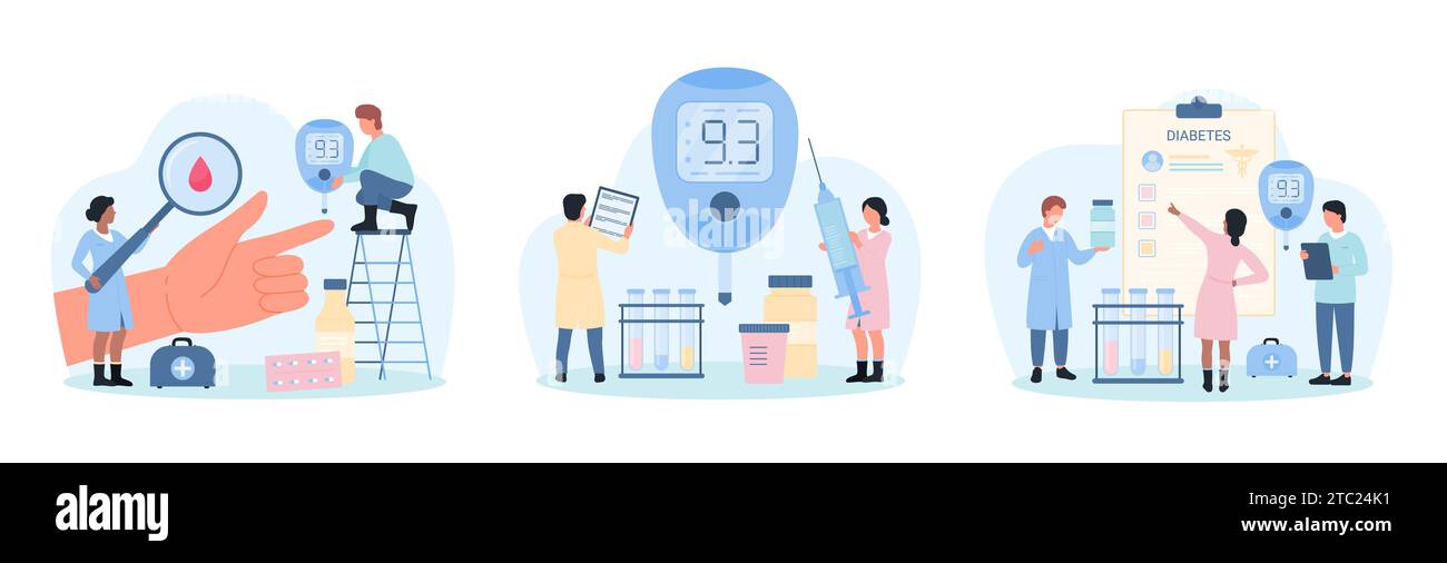 Cartoon glucose meter hi-res stock photography and images - Alamy