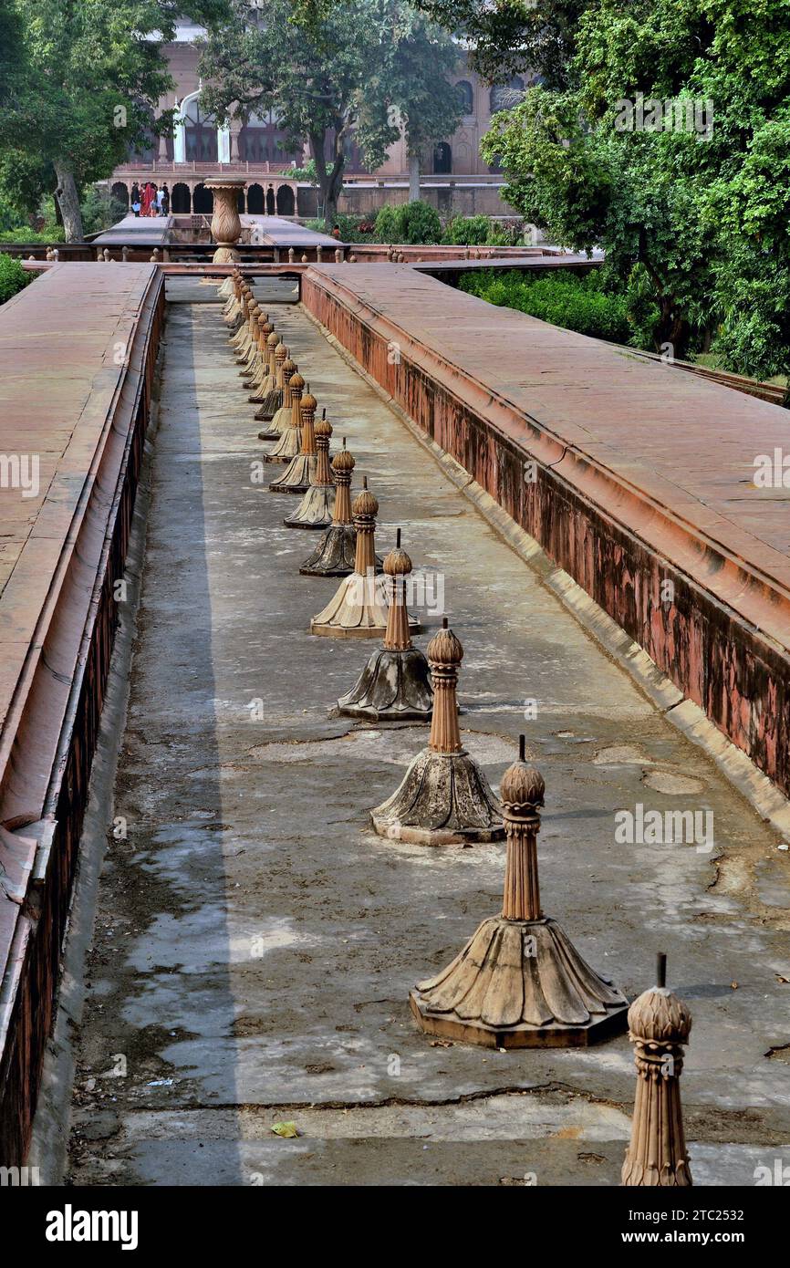Partial view of Jal Mahal, Deeg Palace complex, Rajasthan, India Stock ...