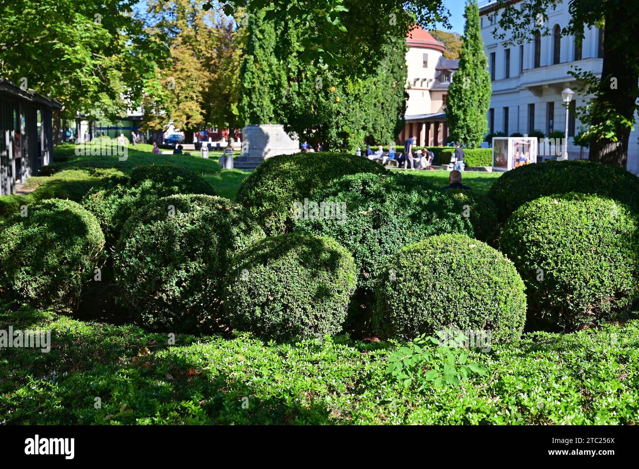 Old town of the Goethe and Schiller city of Weimar, Thuringia, Germany ...