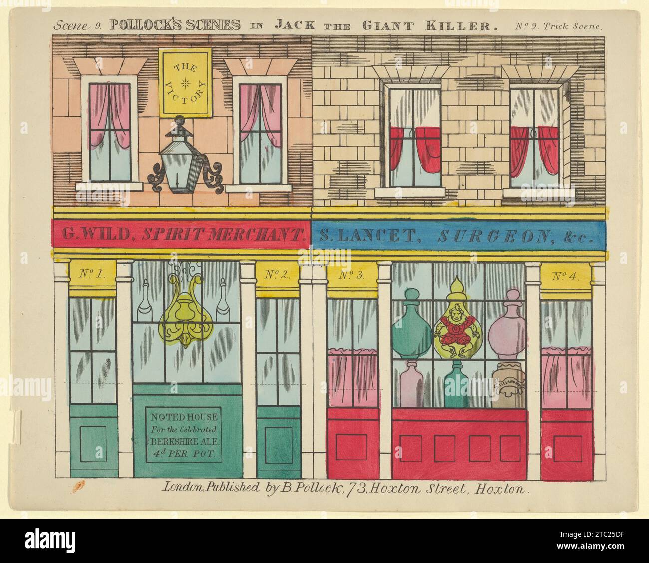 Scene 9, from Jack and the Giant Killer, Scenes for a Toy Theater 1952 ...