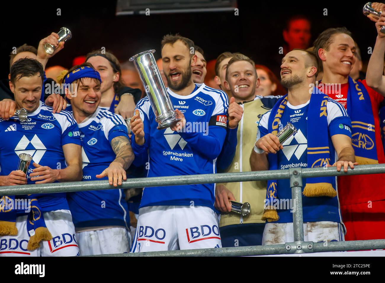 Oslo, Norway, 9th December 2023. Molde's Captain Magnus Wolff Eikrem ...