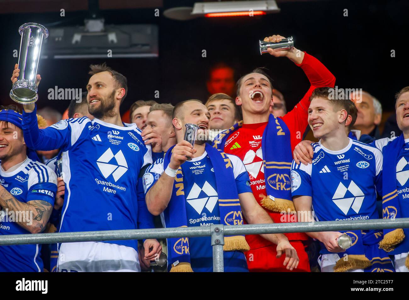 Oslo, Norway, 9th December 2023. Molde's Captain Magnus Wolff Eikrem ...