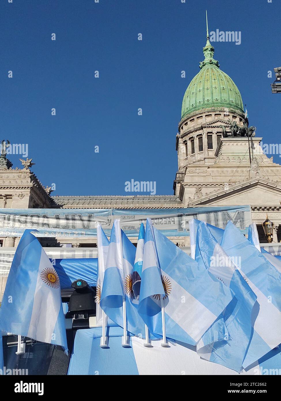 Buenos Aires, Argentina. 10th december 2023. Inauguration ceremony of ...