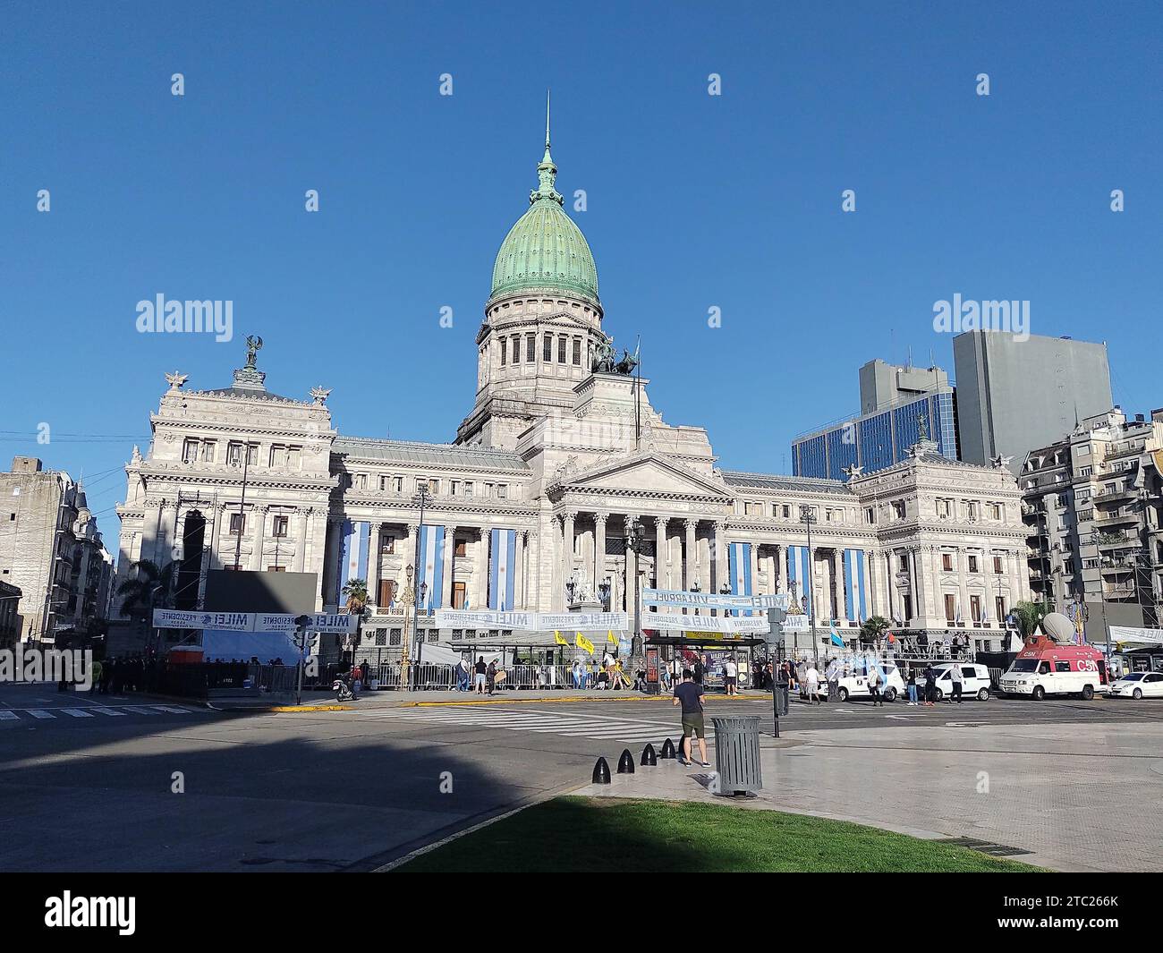 Buenos Aires, Argentina. 10th december 2023. Inauguration ceremony of ... Buenos Aires, Argentina. 10th december 2023. Inauguration ceremony of ...