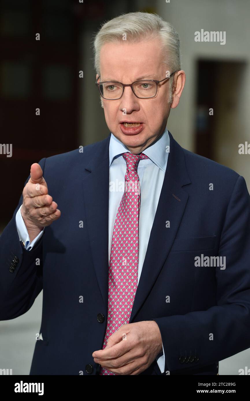London, England, UK. 10th Dec, 2023. Secretary of State for Levelling ...