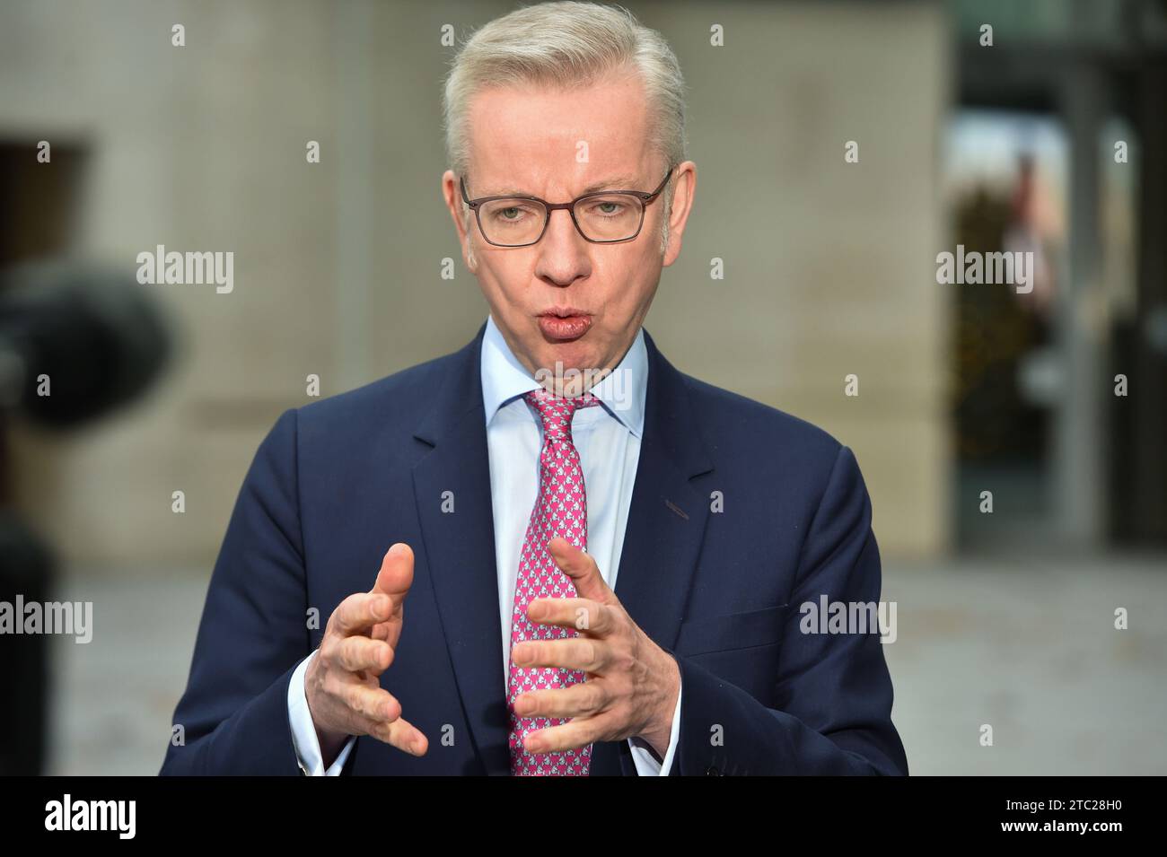 London, England, UK. 10th Dec, 2023. Secretary of State for Levelling ...