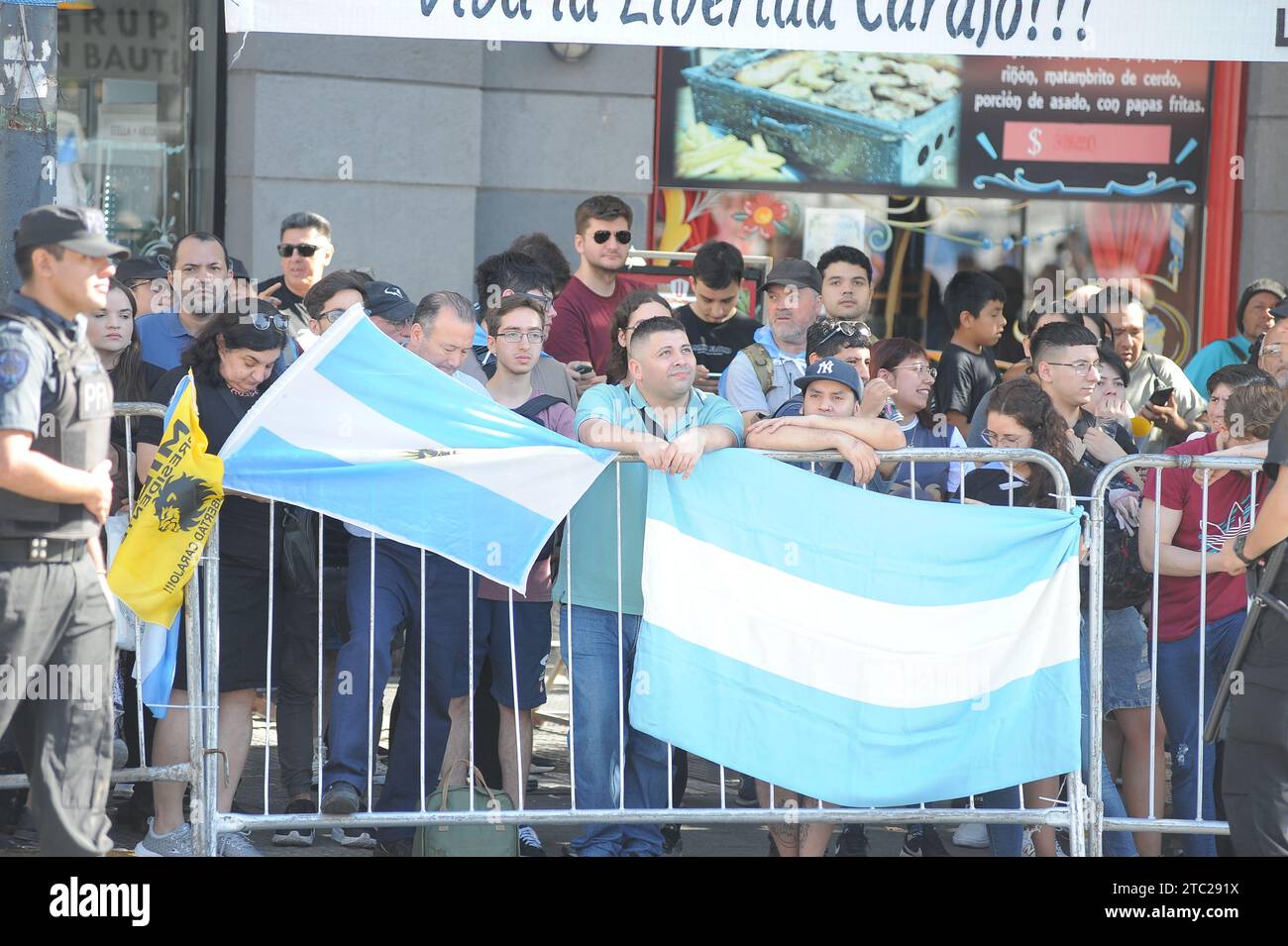 Buenos Aires, Argentina. 10th december 2023. Inauguration ceremony of ...