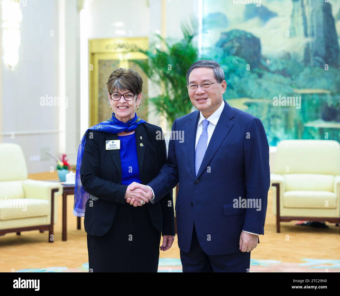 Beijing, China. 10th Dec, 2023. Chinese Premier Li Qiang meets with a ...
