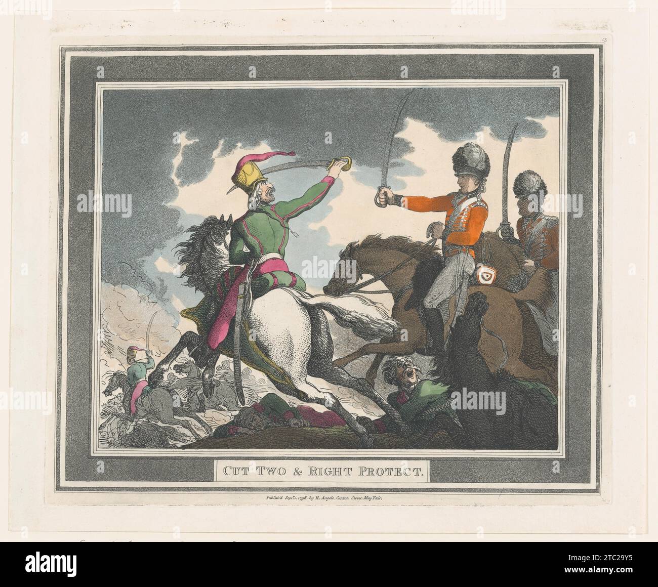 Cut Two & Right Protect 1959 by Henry Angelo Stock Photo - Alamy