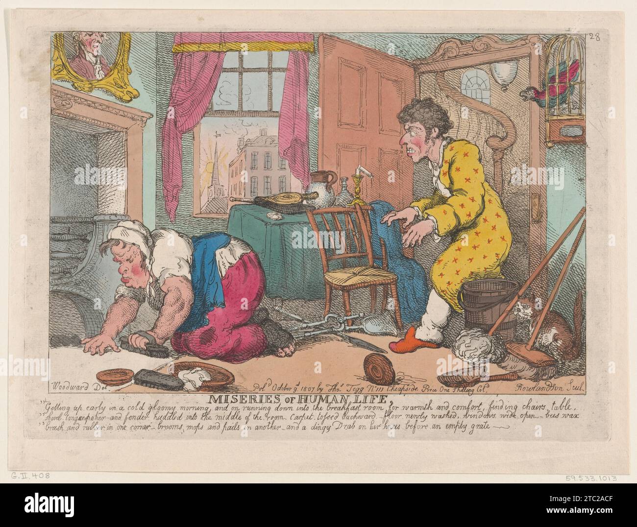 The Miseries of Human Life: Getting Up Early in a Cold Gloomy Morning ...