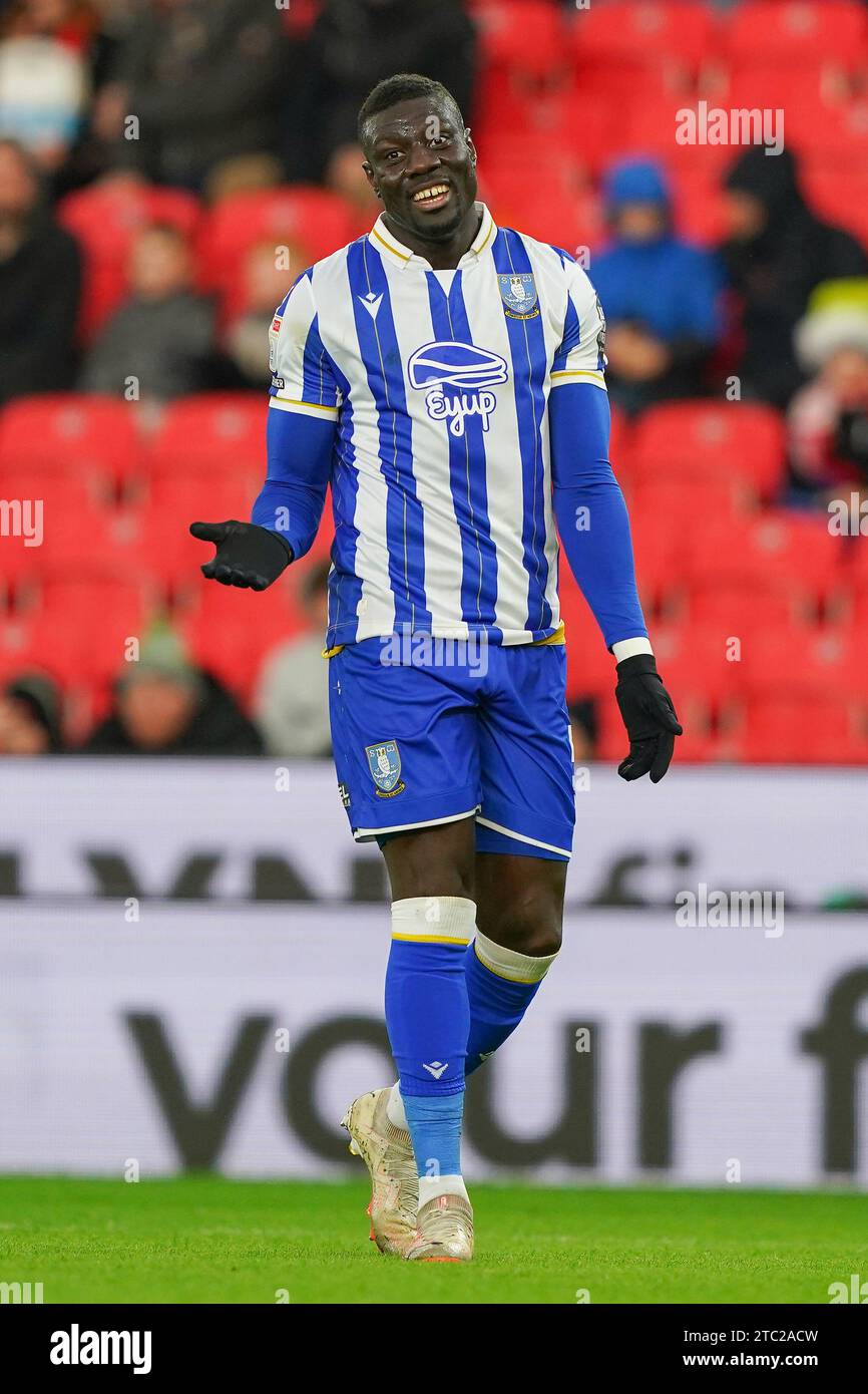 Stoke On Trent, UK. 09th Dec, 2023. Sheffield Wednesday defender Bambo ...