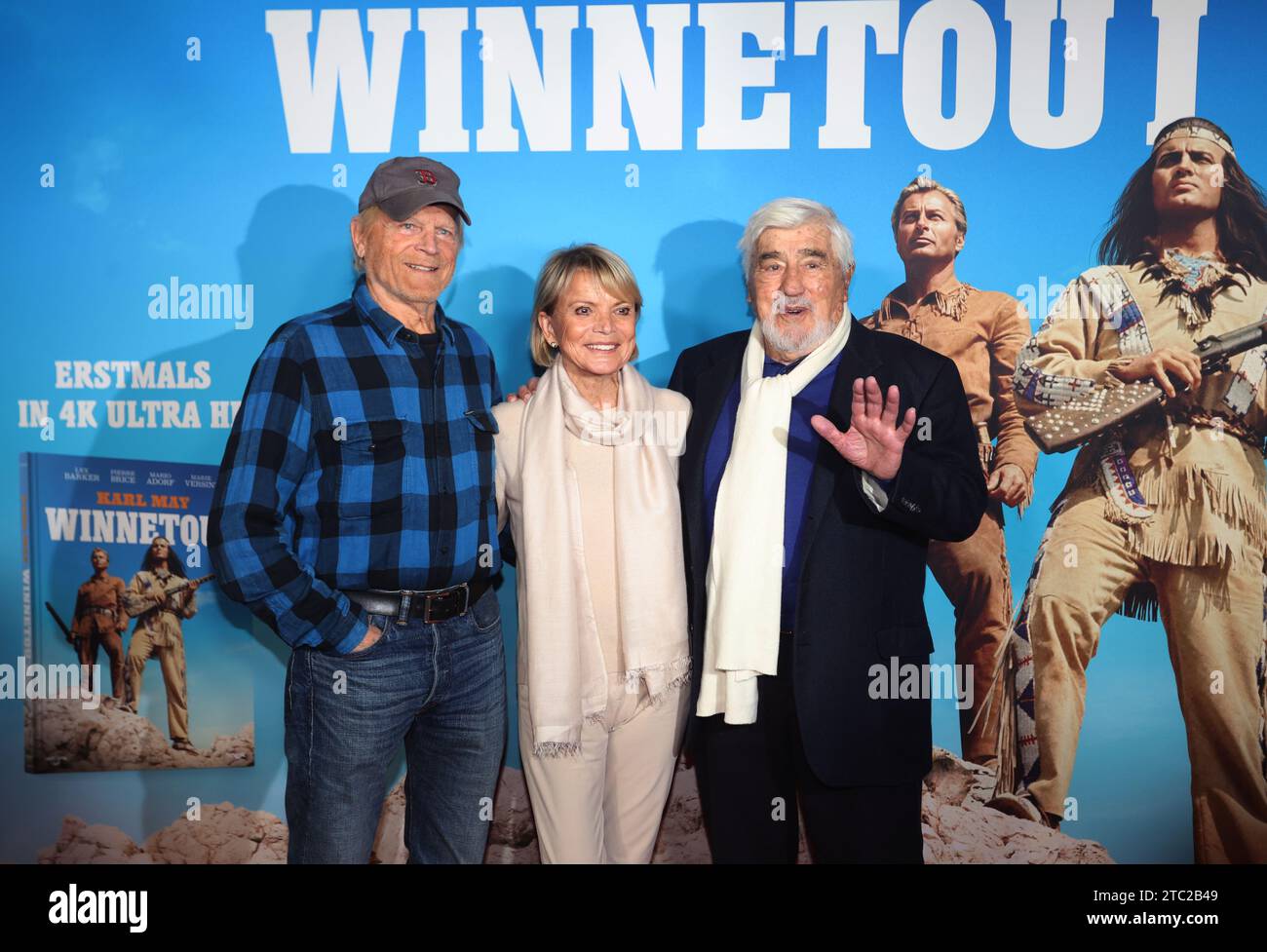 Munich, Germany. 10th Dec, 2023. The actors, Terence Hill (l-r), Uschi ...