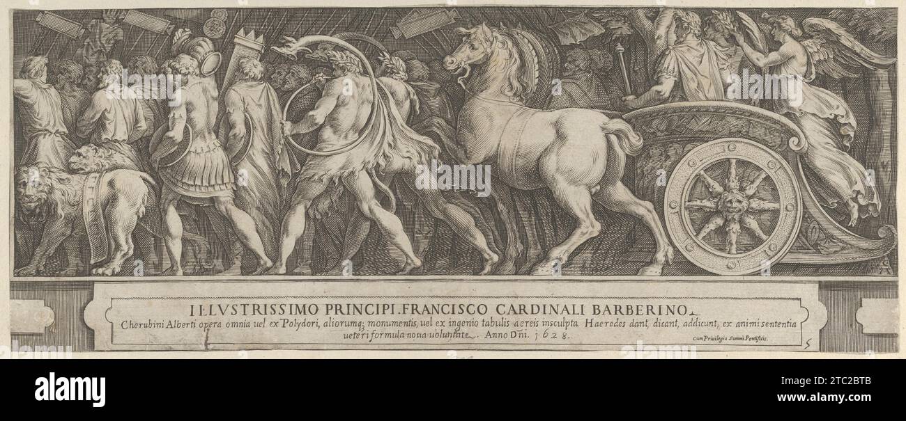 The Triumph of Two Roman Emperors (left-hand side) with a Roman Emperor ...