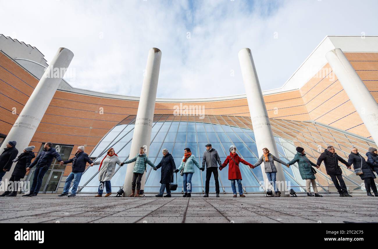 Nuremberg, Germany. 10th Dec, 2023. As part of an action to mark the ...
