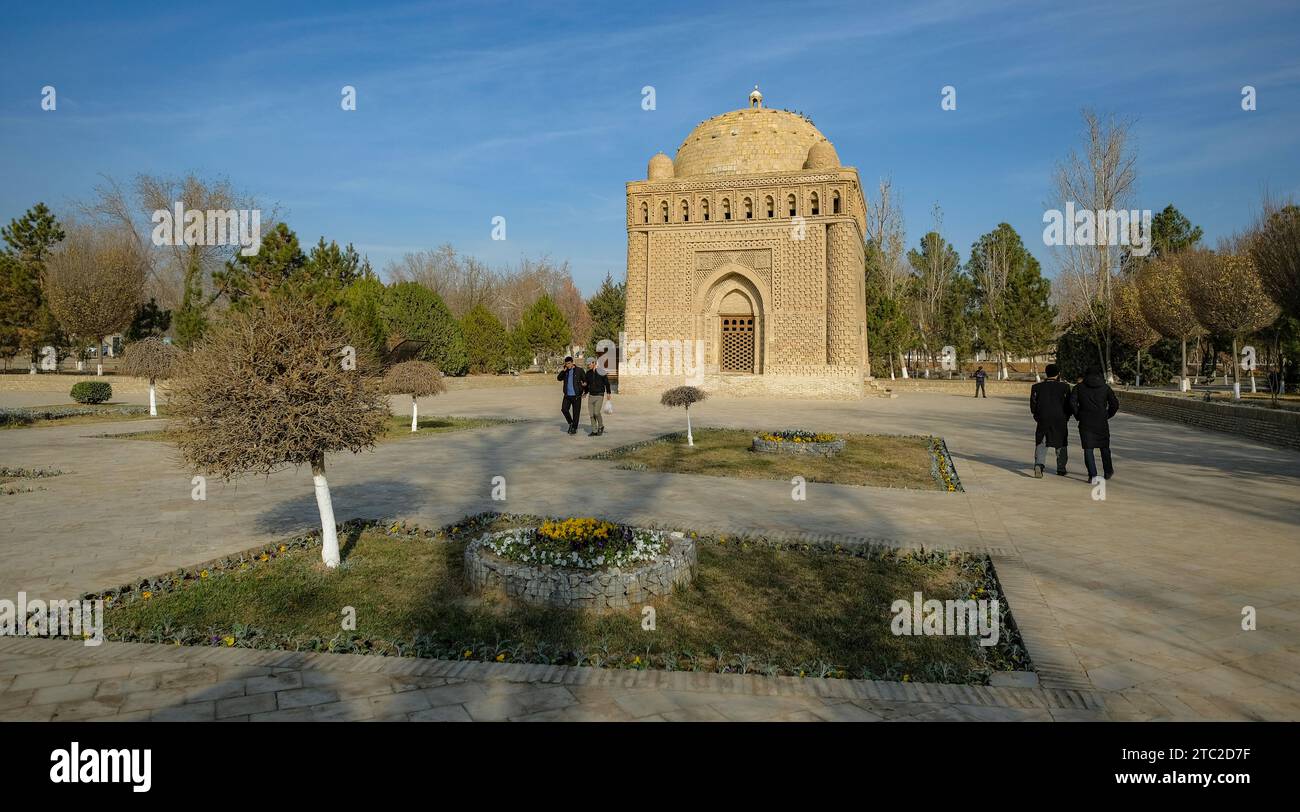 Bukhara, Uzbekistan - December 10, 2023: Views of the Ismail Samani ...