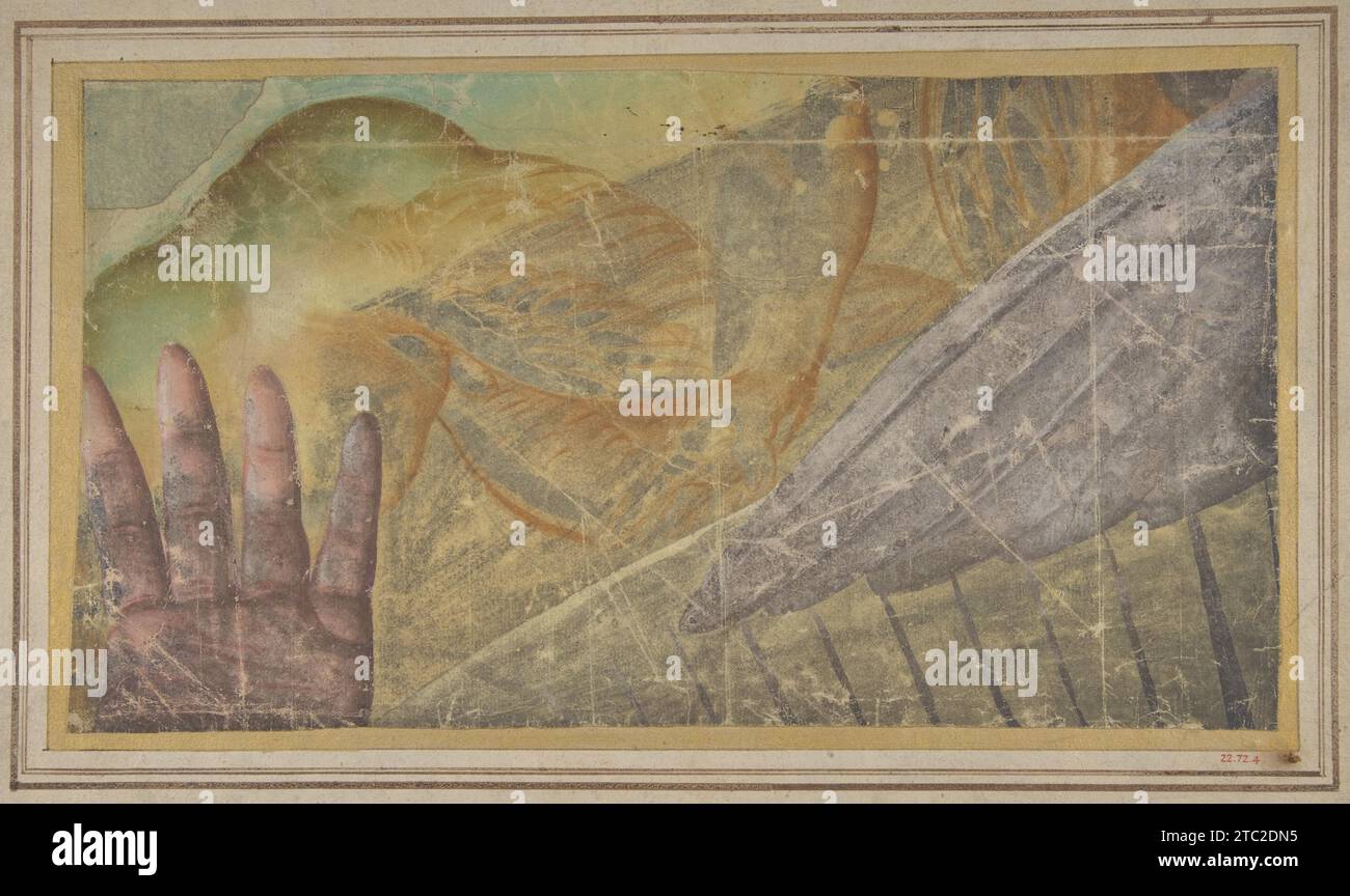 Fragment of a Tapestry Cartoon: Outstretched Hand, Body of a Seraph ...