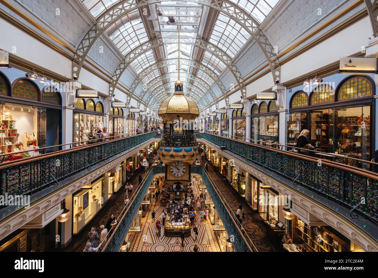 Sydney's Queen Victoria Building Interior in Australia Stock Photo - Alamy